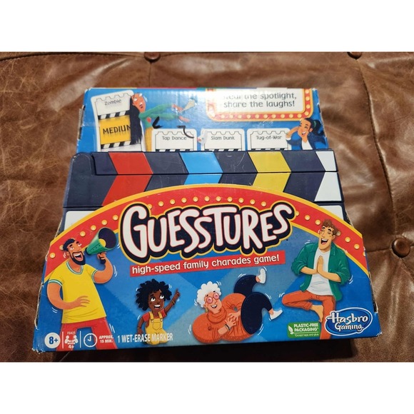 Hasbro | Games | Guesstures Highspeed Family Charades Game Hasbro 223 ...
